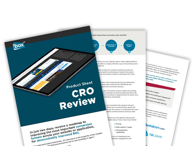 Conversion Rate Optimisation Consultancy | Box UK